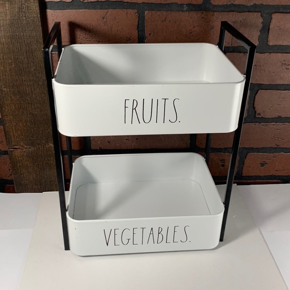 Rae Dunn | Storage & Organization | Rae Dunn Two Tiered White And Black ...